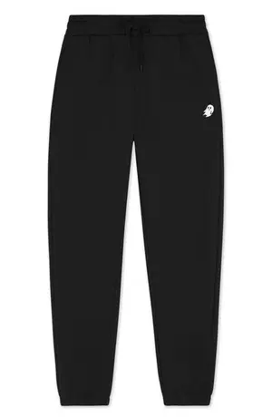 DALIX Ghost Midweight Fleece Regular Fit Track Pants - Black