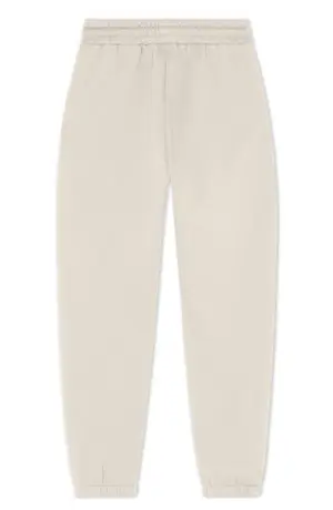 DALIX Ghost Midweight Fleece Regular Fit Track Pants - Ecru