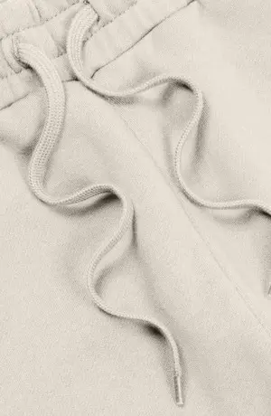 DALIX Ghost Midweight Fleece Regular Fit Track Pants - Ecru