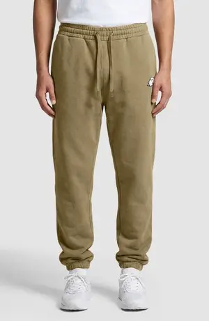 DALIX Ghost Midweight Fleece Regular Fit Track Pants - Sand