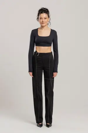 PCFG Free Heaven Stitch Detail Trousers