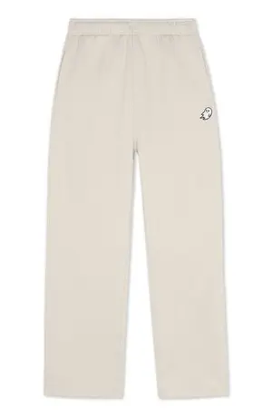 DALIX Ghost Midweight Fleece Relaxed Track Pants - Bone