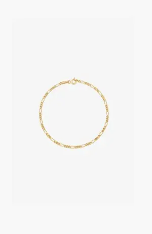 YOJ Slim Figaro Bracelet - Gold