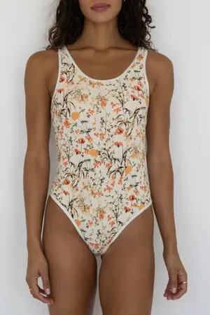 Geode Swimwear Costa One-piece Swimsuit - Ivory