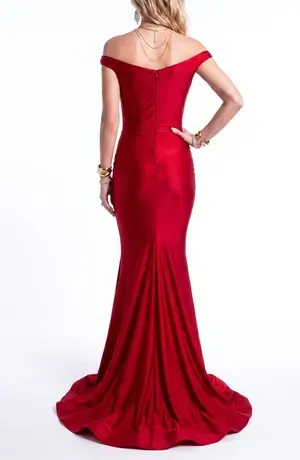 JESSICA ANGEL Mermaid Gown - Red