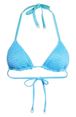 MAAJI Ocean Drift Balmy Smocked Reversible Bikini Top