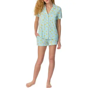 Kate Spade New York Print Short Pajamas - Blue Multi