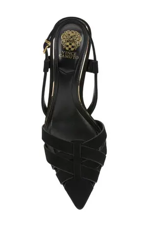 Vince Camuto Marsia Slingback Pointed Toe Pump - Black
