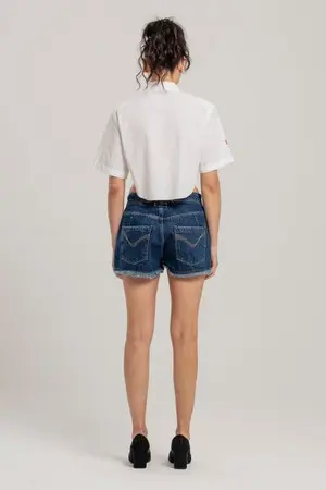 PCFG Free Heaven Denim Shorts With Zip Details