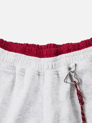 AELFRIC EDEN Baggy Barrel-leg Sweatpants With Color-block Stripes