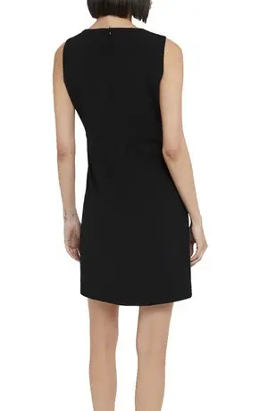 OTTOD'AME Sleeveless V-neck Dress With Bow Detail