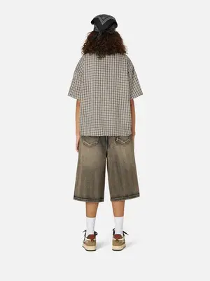 AELFRIC EDEN Plaid Embroidery Shirt