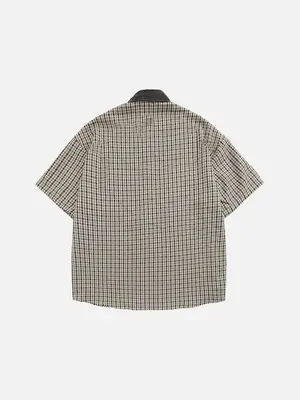 AELFRIC EDEN Plaid Embroidery Shirt