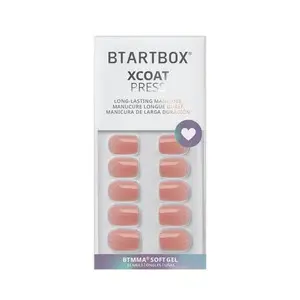 BTARTBOXNAILS Press-on Nails Set Short Square - Cinnamon