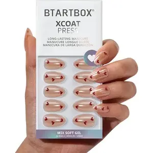 BTARTBOXNAILS Press-on Nails Almond Nail Set - Feel My Love