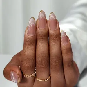 BTARTBOXNAILS Press-on Nails Almond Nail Set - Knightshield