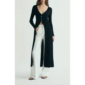 SCALPERS Long Knit Cardigan