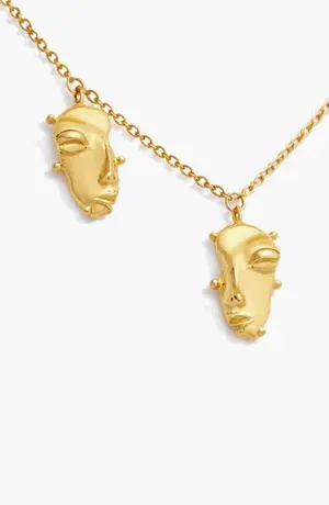 YOJ Visage Mini Charm Necklace