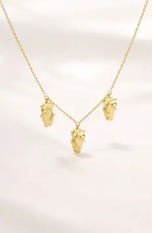 YOJ Visage Mini Charm Necklace