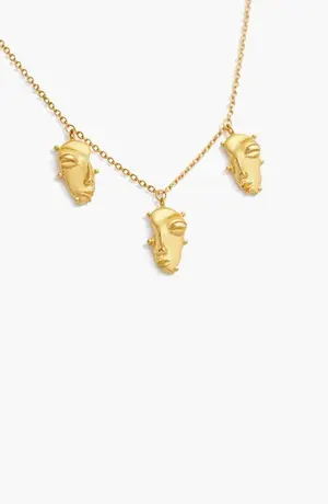 YOJ Visage Mini Charm Necklace