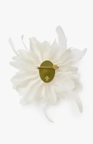 HELENA SIMON Dahlia Floral Brooch
