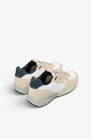 SCALPERS Contrasting Suede Sneaker - White