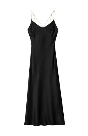 OTTOD'AME Slip Dress In Viscose