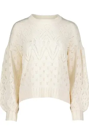 BISHOP + YOUNG Favorite Pointelle Sweater - Cloud