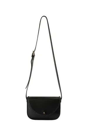 SCALPERS Scalpers "newnina" Leather Shoulder Bag Black