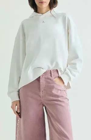 SCALPERS Cotton Hoodie - Ecru