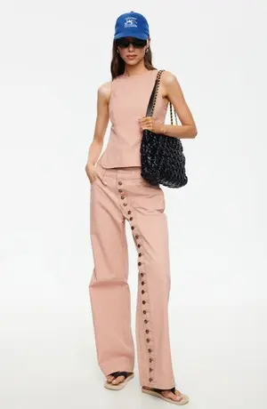 Lioness Harmony Open Back Tank - Rose