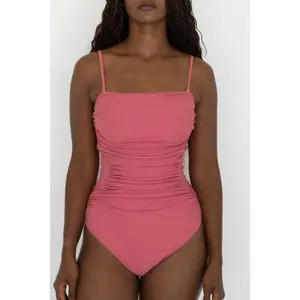 Geode Swimwear Berry Adjustable Strap One Piece