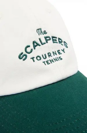 SCALPERS Contrast Visor Baseball Cap