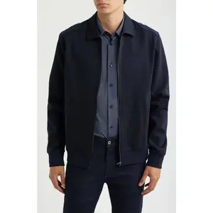 BOSS Sigmon Zip Shirt Jacket - Dk Bu