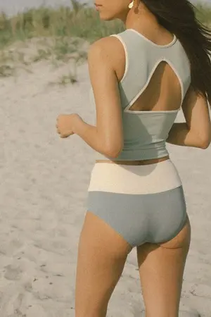 Geode Swimwear Havasu High Waisted Bikini Bottoms