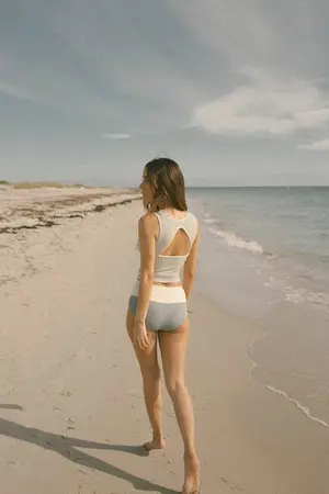 Geode Swimwear Havasu High Waisted Bikini Bottoms