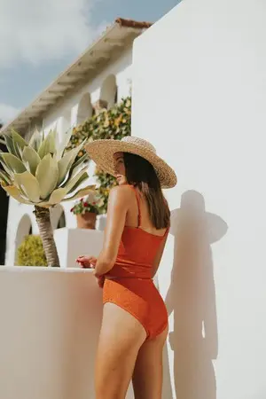 Geode Swimwear Ginger High-waisted Bottoms
