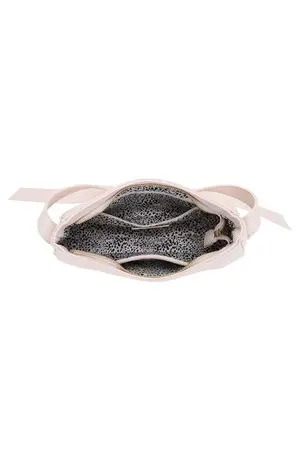 MALI + LILI Marissa Bow Vegan Leather Shoulder Bag - Ivory