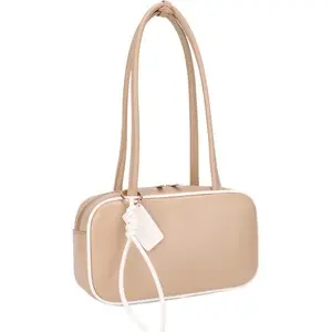 MALI + LILI Eko Vegan Leather Shoulder Bag - Camel Bone
