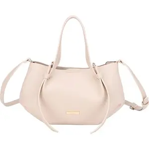 MALI + LILI Mini Lou Lou Vegan Leather Tote - Beige