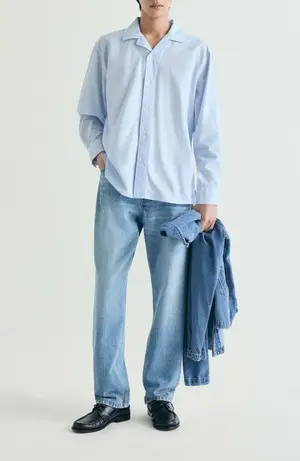 SCALPERS Striped Oxford Shirt