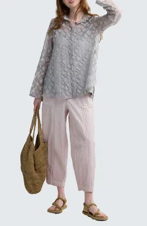 LUUKAA Maren Batik-effect Tunic Shirt