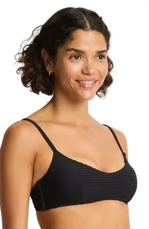 SEA LEVEL Scoop Neck Bikini Top