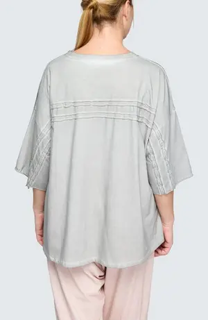 LUUKAA Thalia Garment-dyed Top