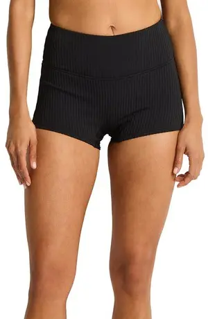 SEA LEVEL Surf Swim Shorts - Black