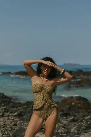 GEODE SWIMWEAR Ivy Halter Tankini Top