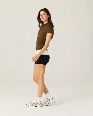 DAUGHTER LESSONS Contour Cap Sleeve Jacket - Brown