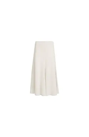Brunello Cucinelli Cotton Organza Skirt - Milk