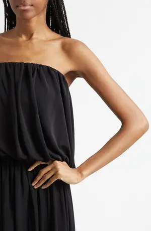 Cinq À Sept Calden Strapless Bubble Hem Top