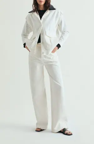 SCALPERS Contrast Lapel Denim Jacket